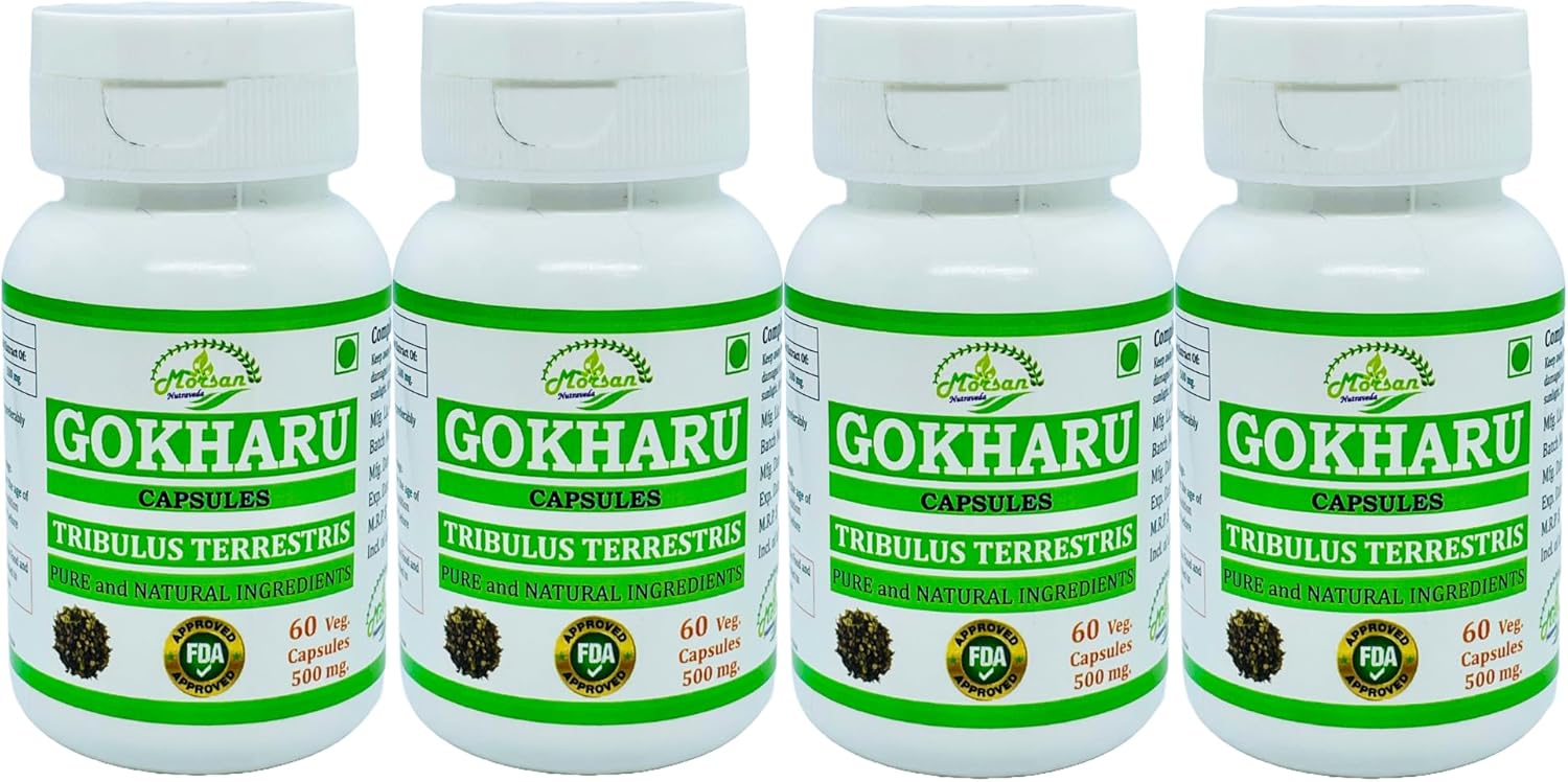 Amazon.com: Natural and Pure Herbal TRIBULUS TERRESTRIS (Gokhru ...
