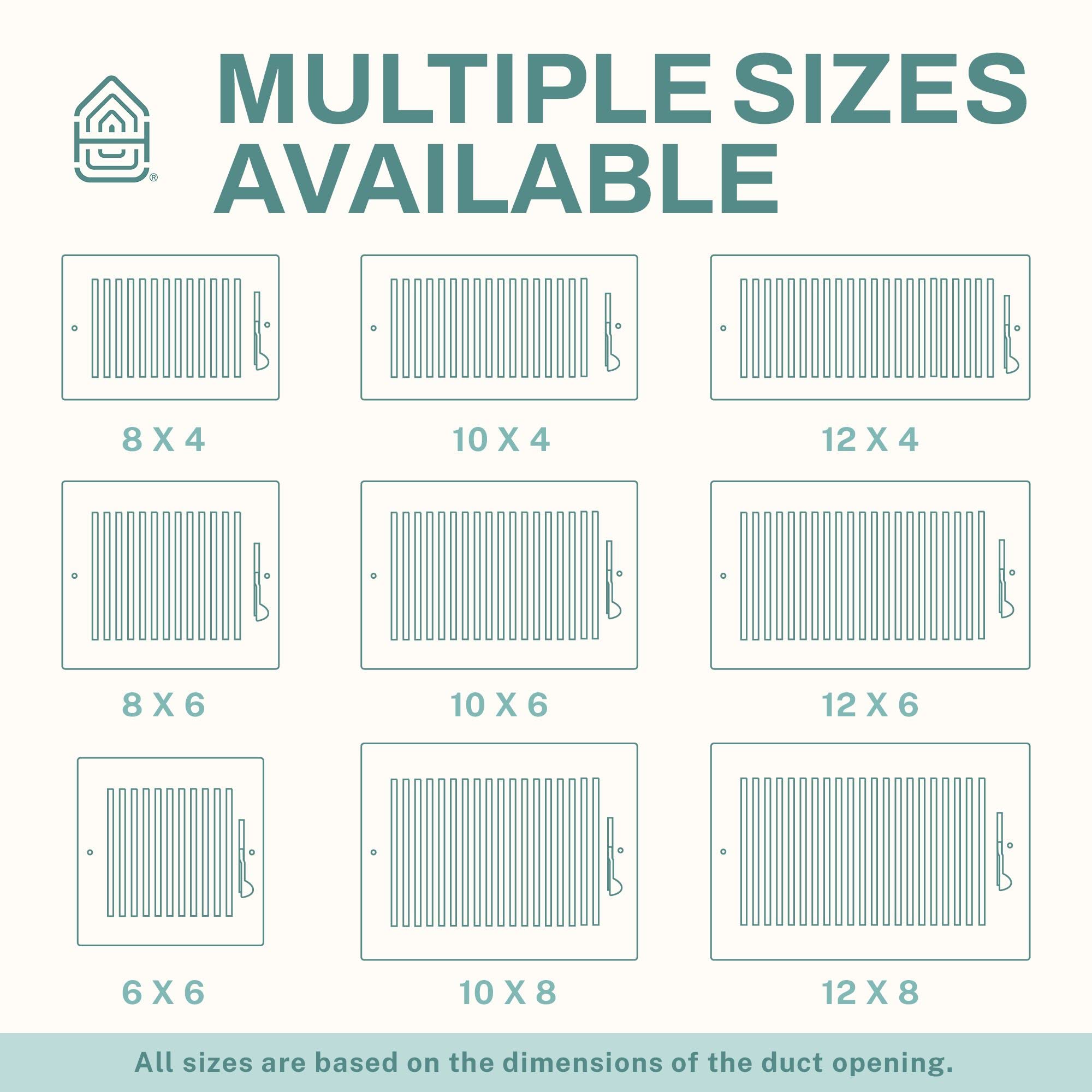 Snapklik.com : Home Intuition Ceiling Register - Air Vent Covers For ...