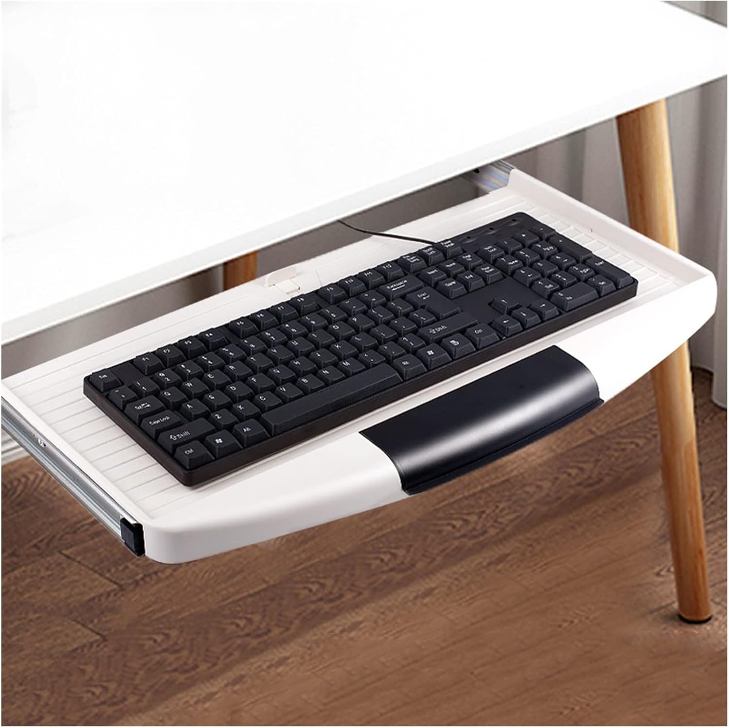 Amazon.com : Slide-Out Keyboard Drawer, Under-Desk Ergonomic Keyboard ...