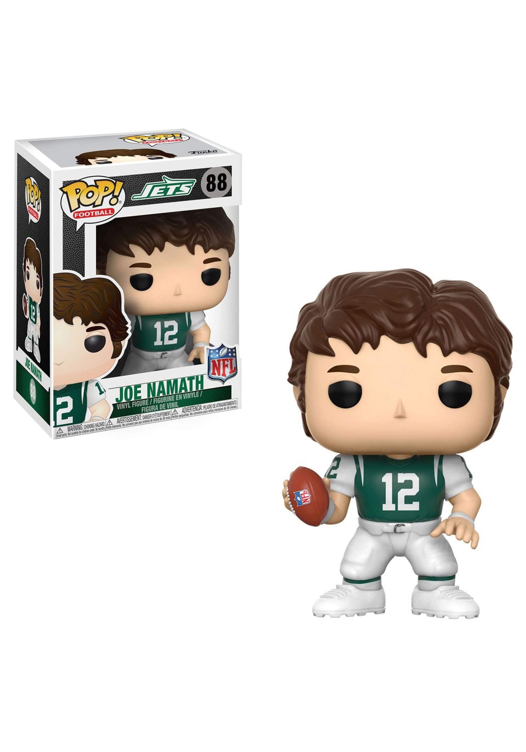 Amazon.com: Funko POP NFL: Joe Namath (Jets Home) Collectible Figure ...