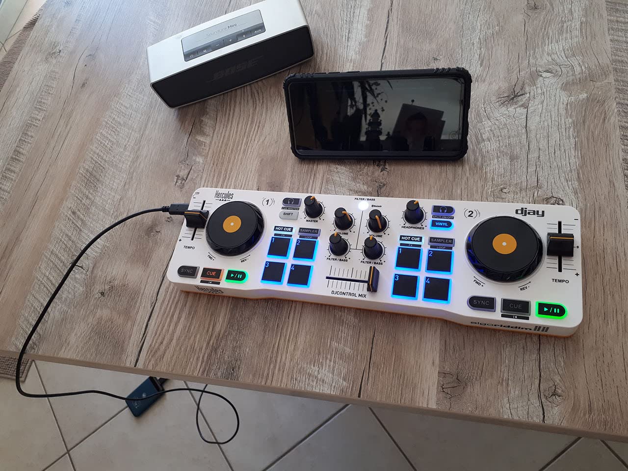 $21/mo - Finance Hercules DJControl Mix – Bluetooth Wireless DJ ...