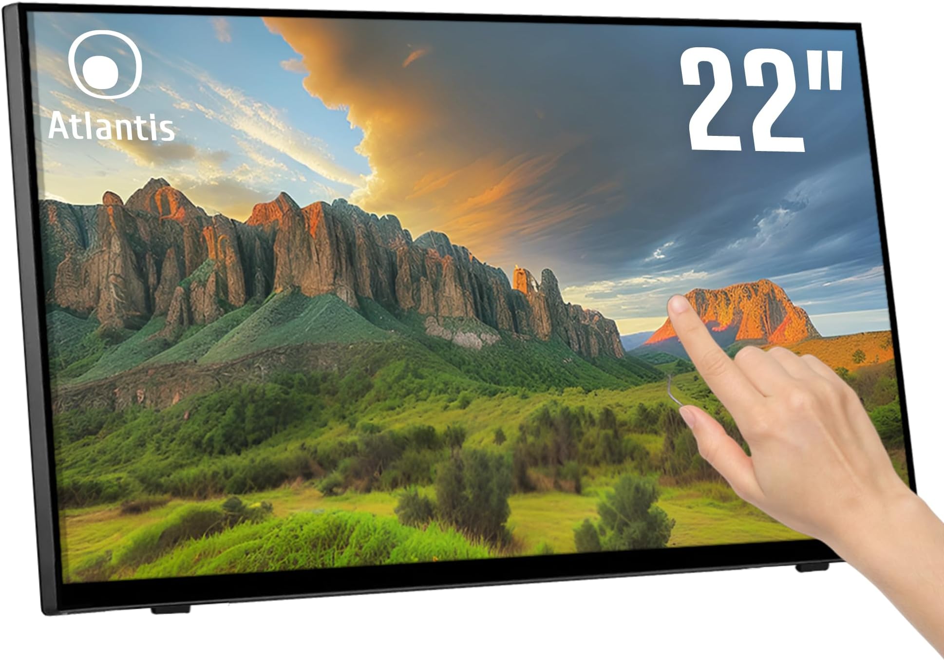 ATLANTIS A05-T22A-VHDM Monitor Touch 22 pollici, schermo 22 ...