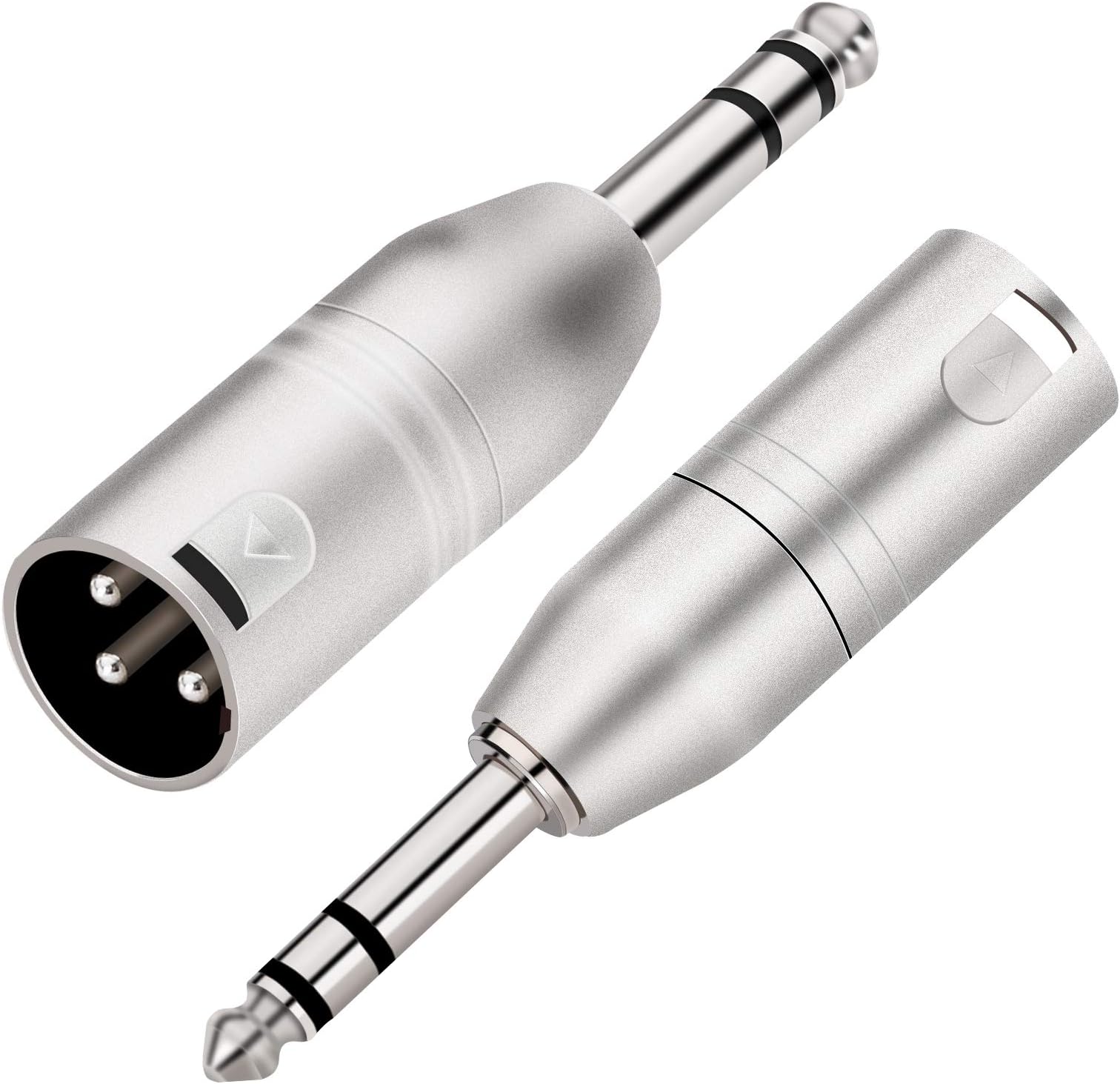 Amazon.com: GLS Audio XLR Male to 1/4" Male TS Adapter Gender Changer ...