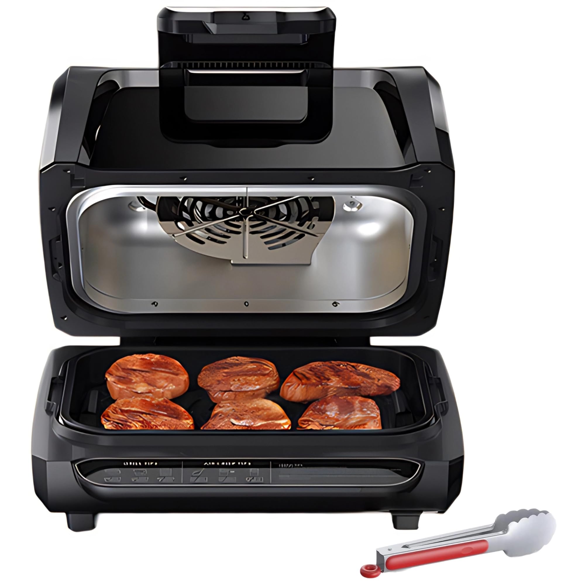 Amazon.com: GarveeHome Air Fryer Indoor Smokeless Grill, 7-in-1 ...
