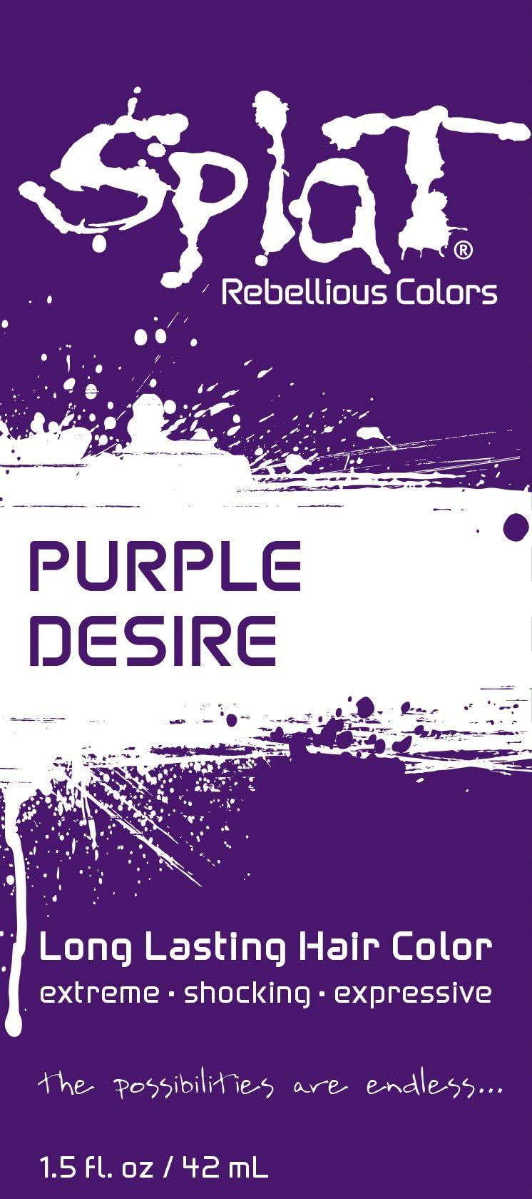 Amazon.com : Splat | Purple Desire | 1.5 oz. Foil Pack | 30 Wash | Semi ...