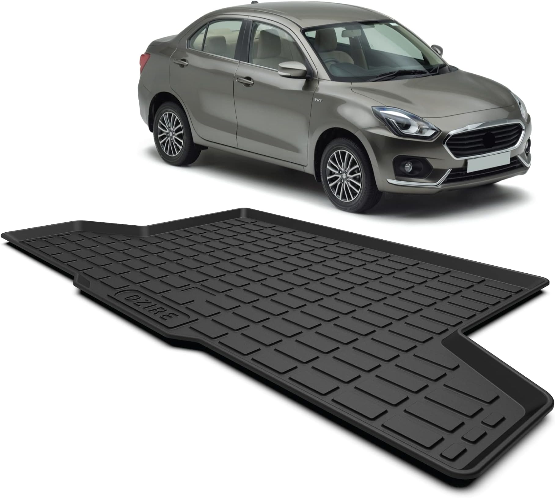 Hi Art Rear Waterproof Tray Boot Trunk Mat Compatible with Maruti ...