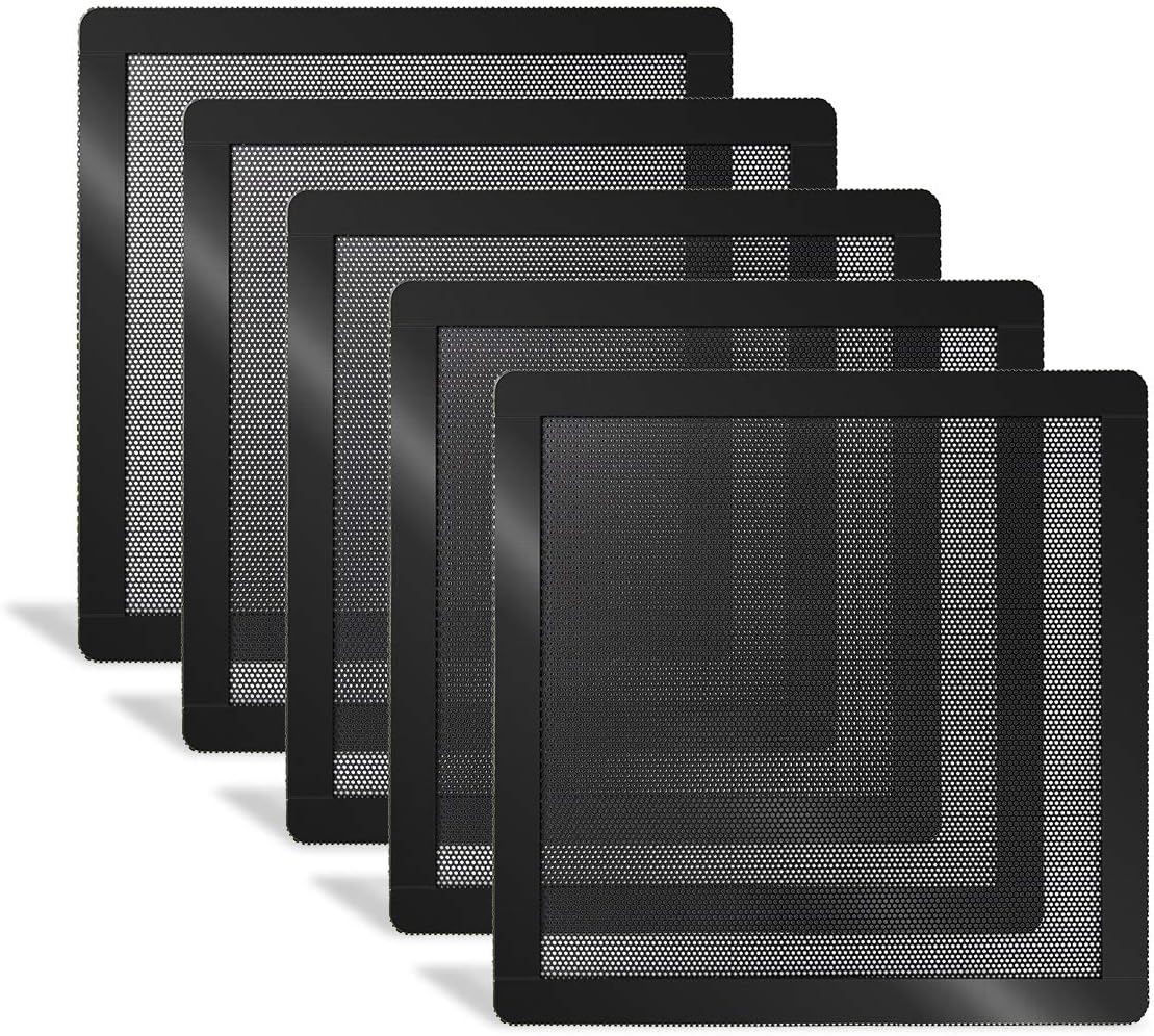 Amazon.com: 120mm Fan Dust Filter Mesh Magnetic Frame Computer PC Case ...