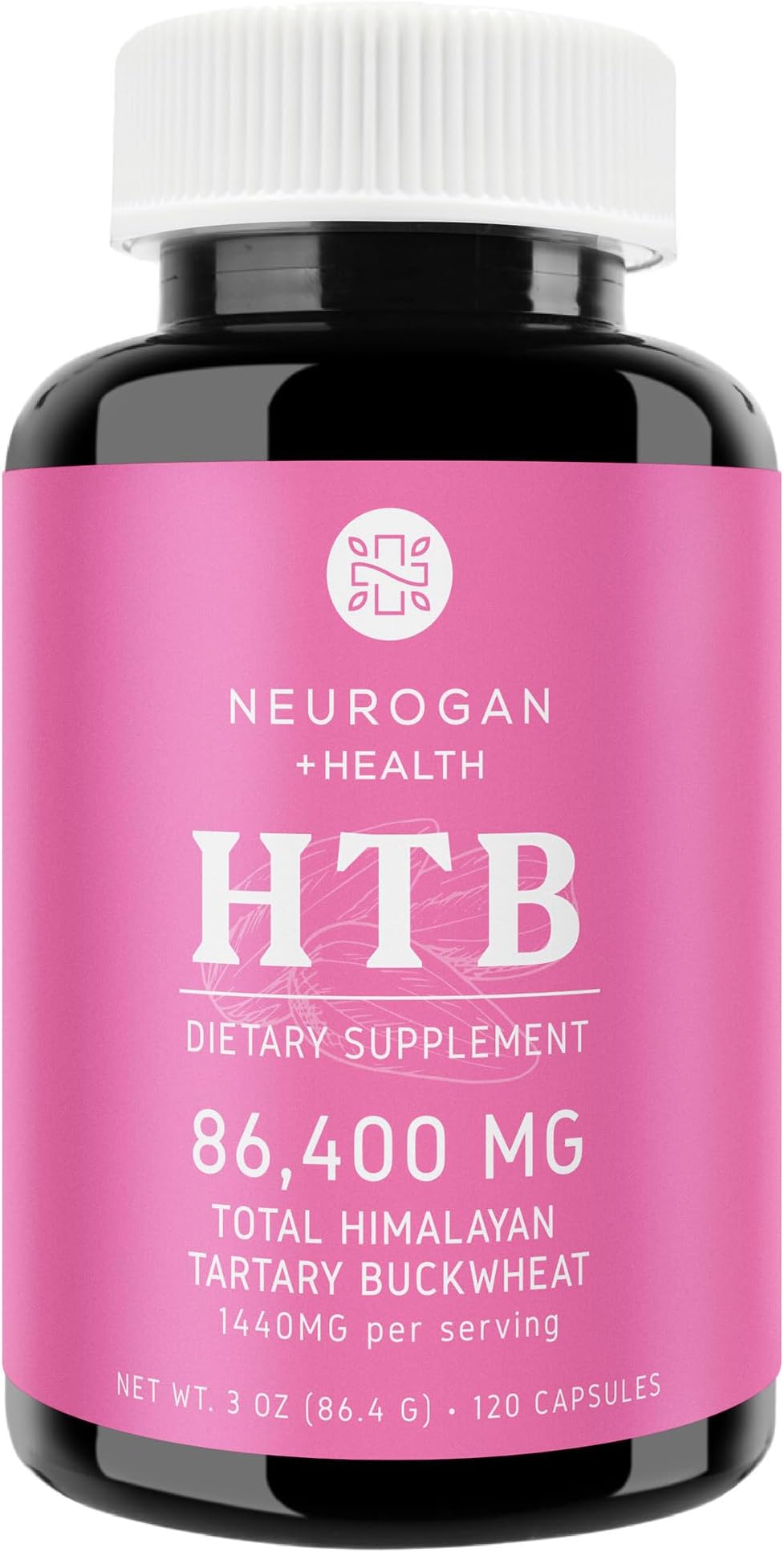 Amazon.com: Neurogan Himalayan Tartary Buckwheat (HTB) Capsules - Pure ...