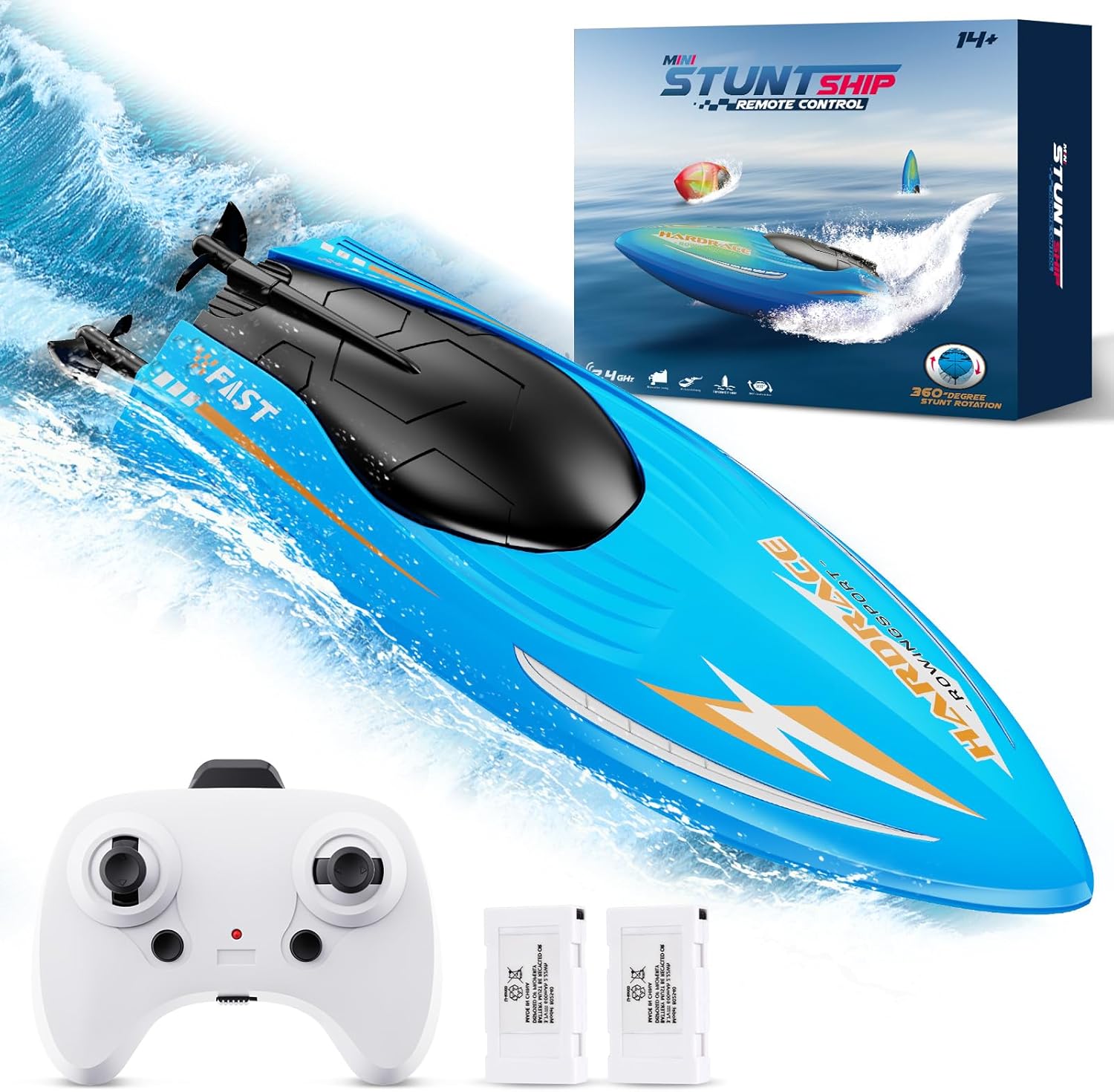 Barco a control remoto – Barco a control remoto con rotación de 360 ...