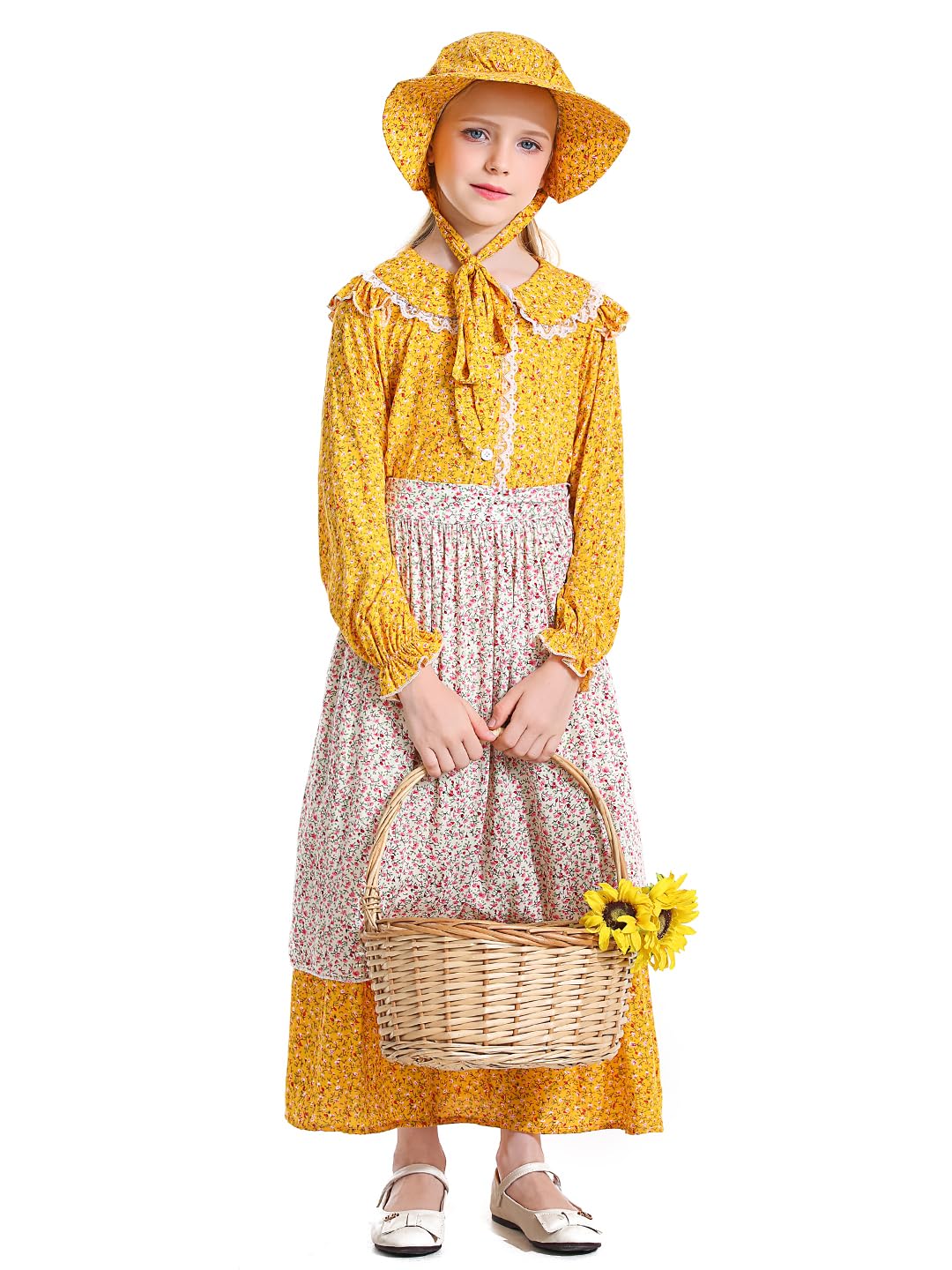 Snapklik.com : Pioneer Costume For Girl, Colonial Girls Dress, Perfect ...