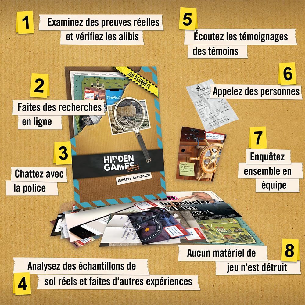 Hidden Games Crime Scene – Island Mystery: Realistic Detective Game ...