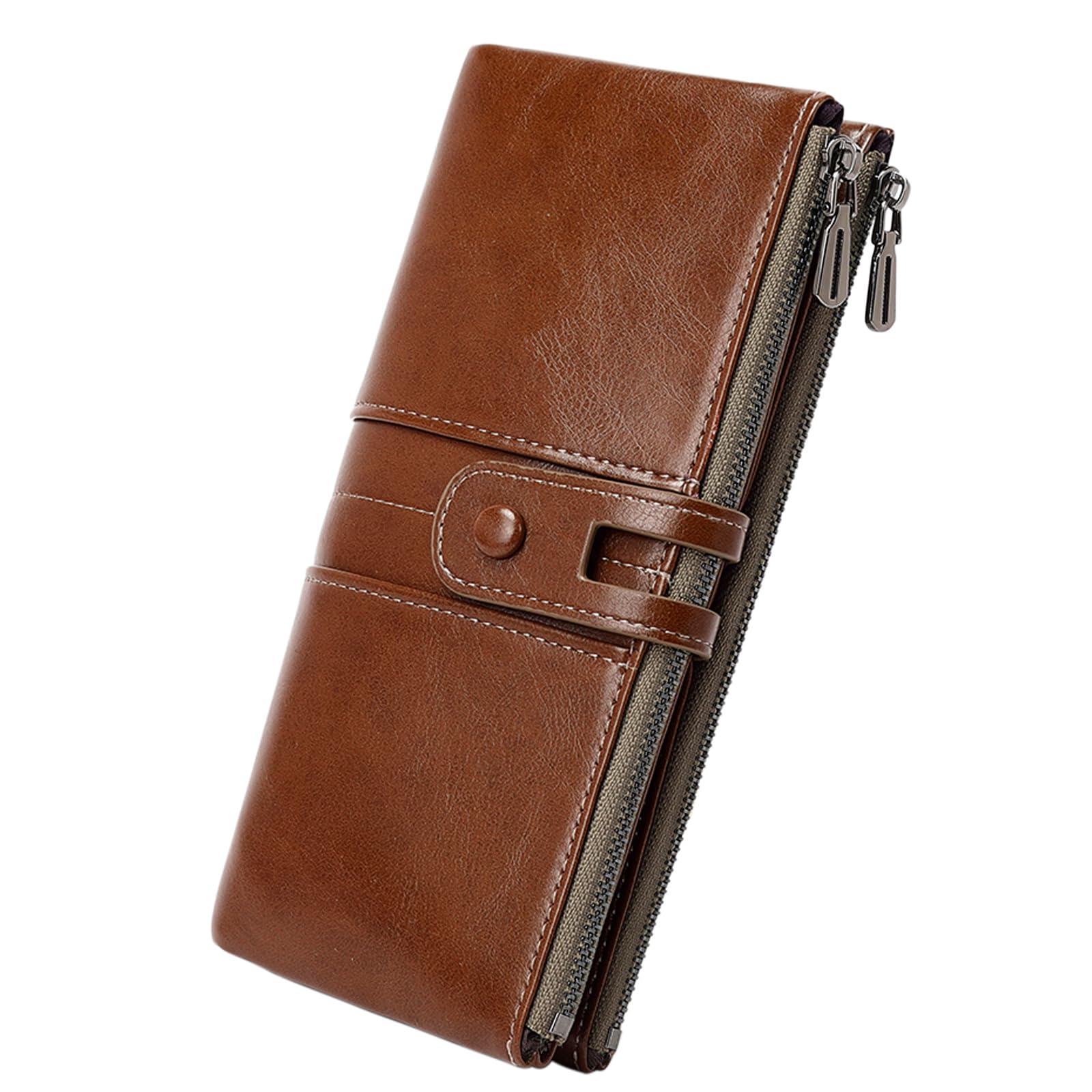 HOGESA Monedero para Mujer, Carteras de Piel para Mujer, Retro Cartera ...