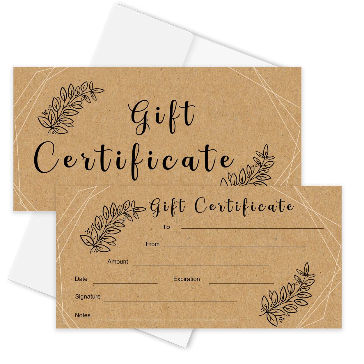 Simple Gift Certificate