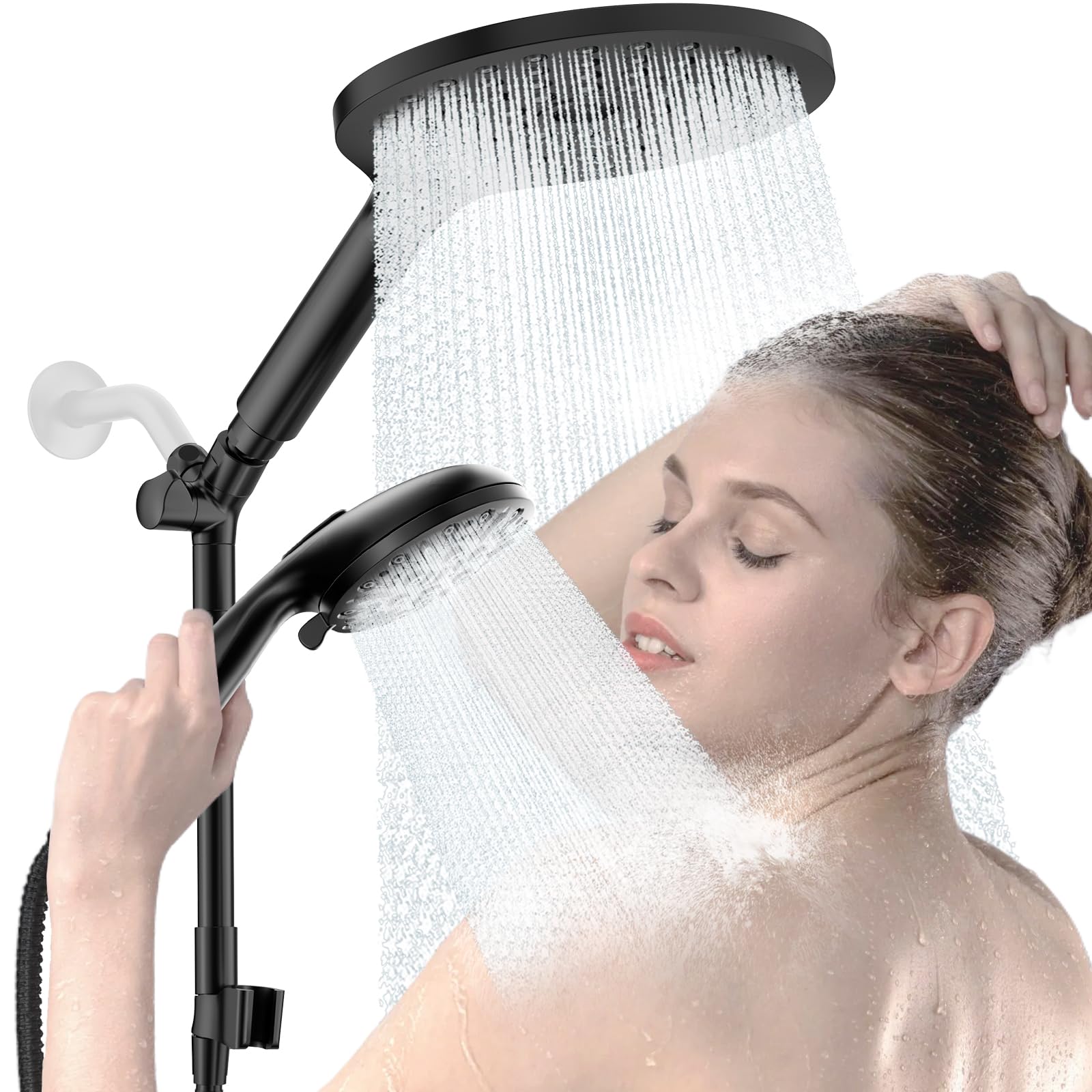 KAIYING Dual Shower Heads with Handheld Spray Combo, High Pressure ...