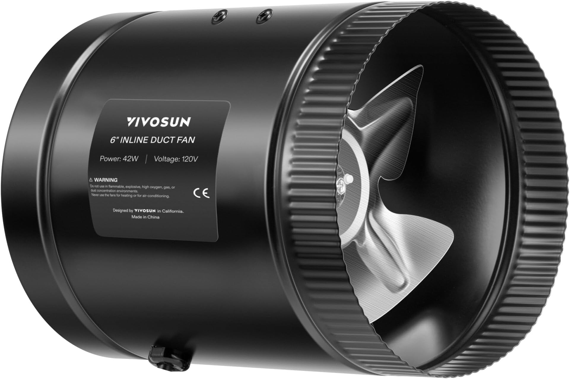 Amazon.com: YSSOA 6 Inch Inline Booster Duct Fan with Speed Controller ...