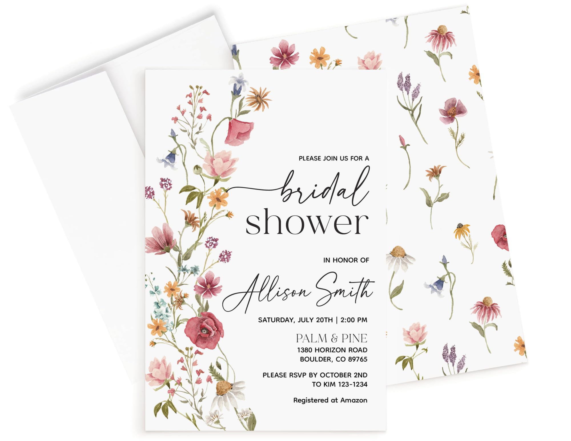 New Bridal Shower Templates Botanical Bridal Shower Invitations