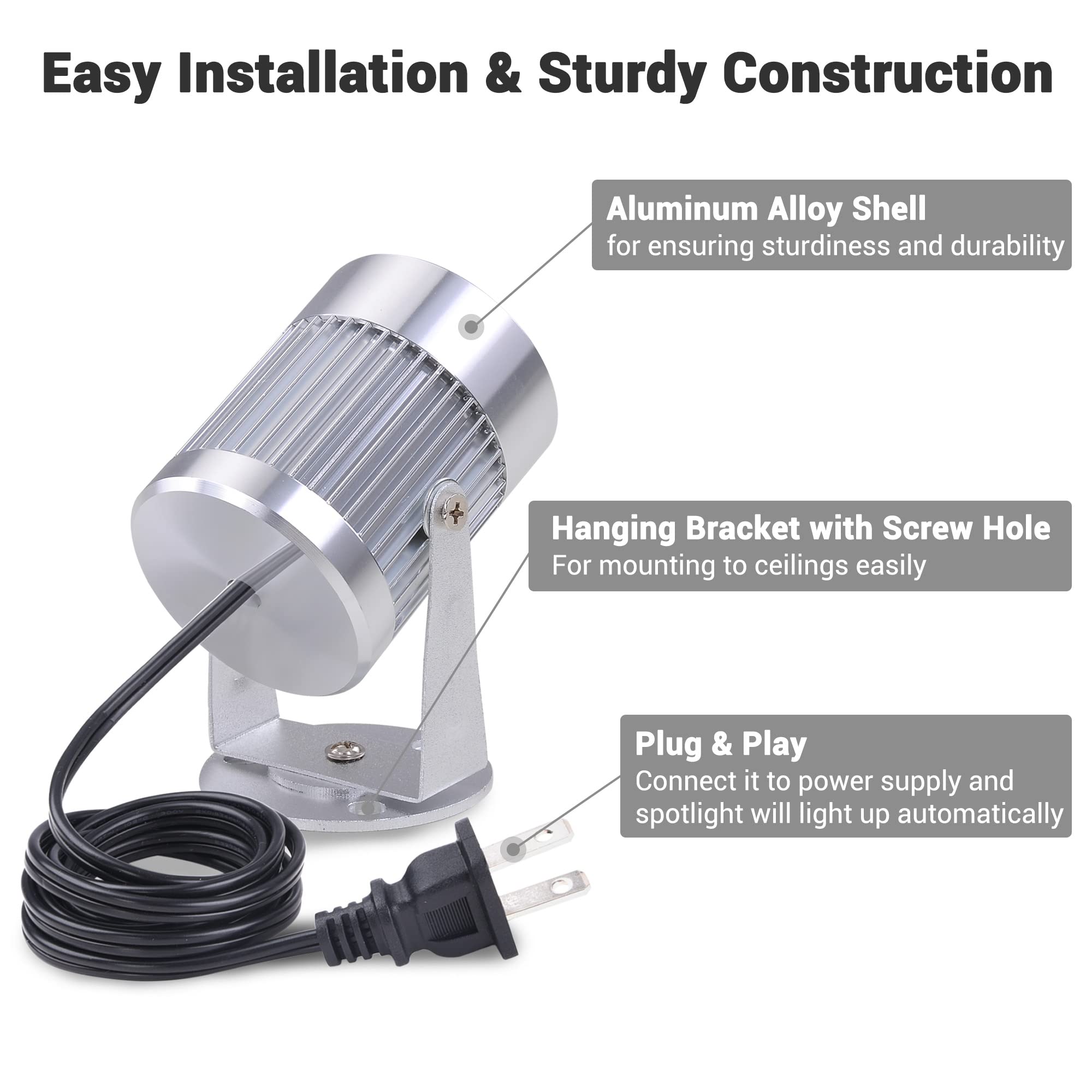 Snapklik.com : 3W RGB Disco Ball Spotlight LED Beam Pinspot Stage ...
