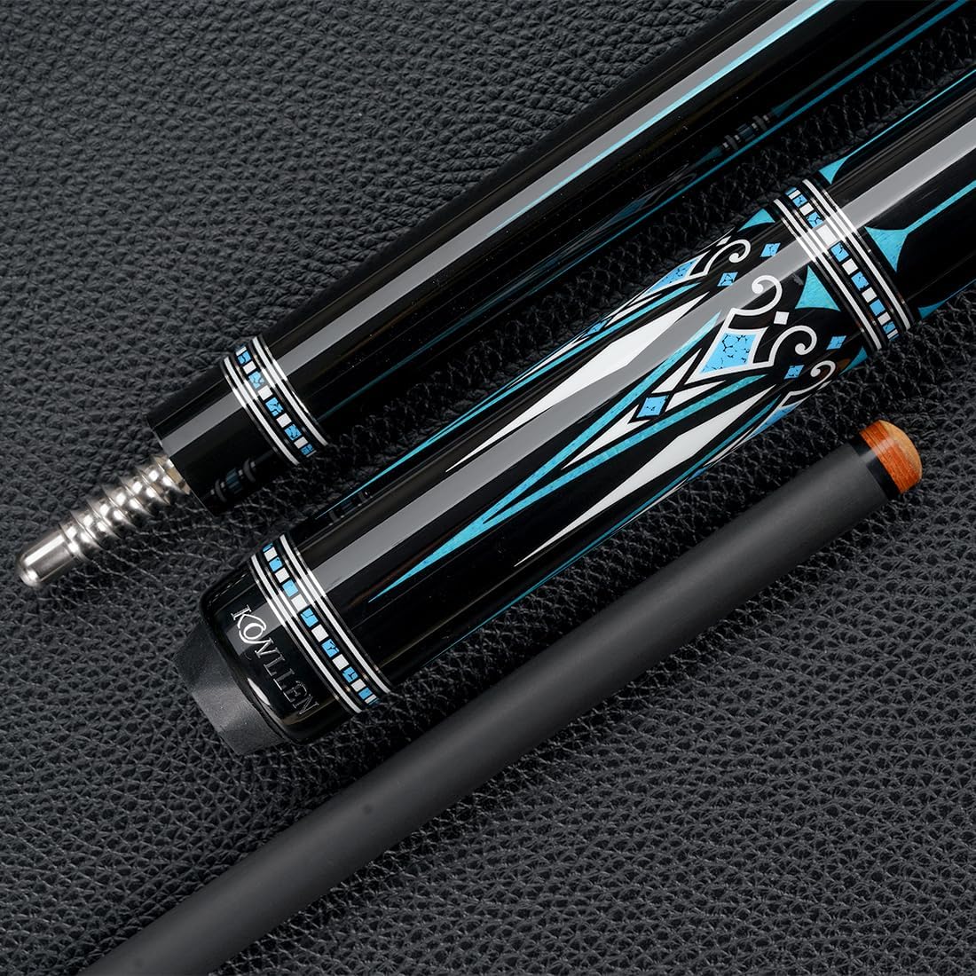 KONLLEN Carbon Fiber Pool Cue Stick 58-inch Professional Pool Sticks ...