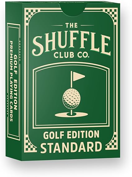 Amazon.com: Shuffle Club Co Golf Edition – Golf-Themed Playing Cards ...