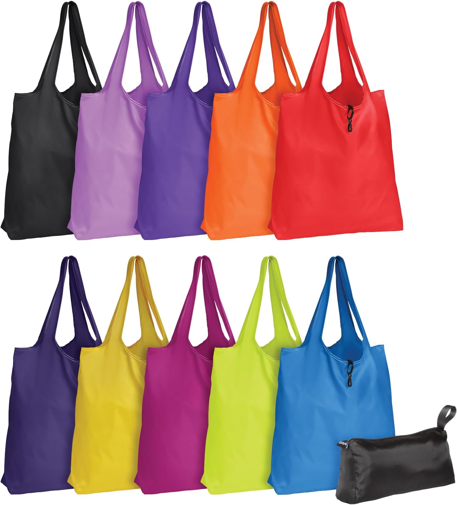 Amazon.com: Oxford Reusable Grocery, 8 Pack of Checkout, Machine ...