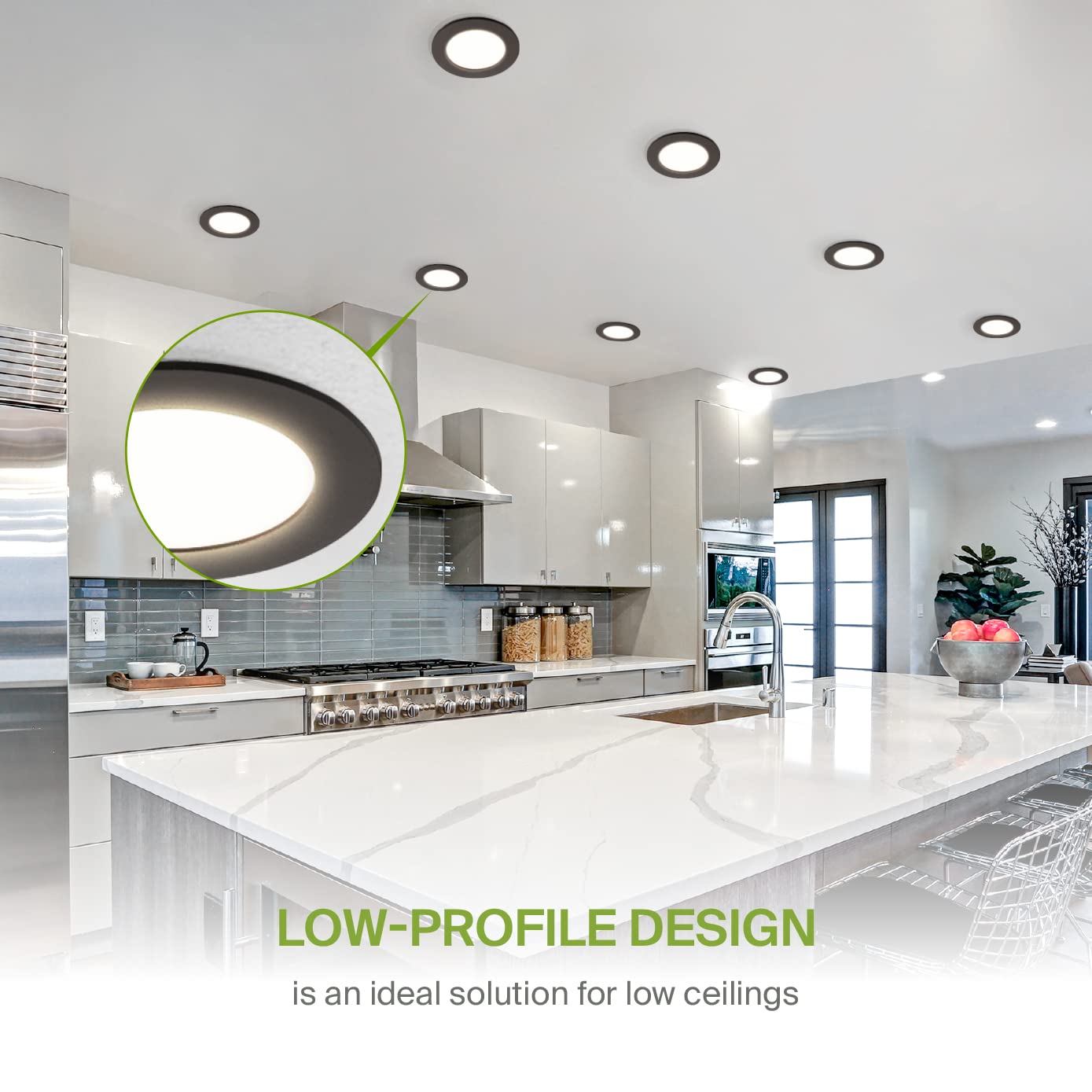 Snapklik.com : ASD 6 Pack LED Recessed Lighting 4 Inch 12W, 5 CCT 2700K ...