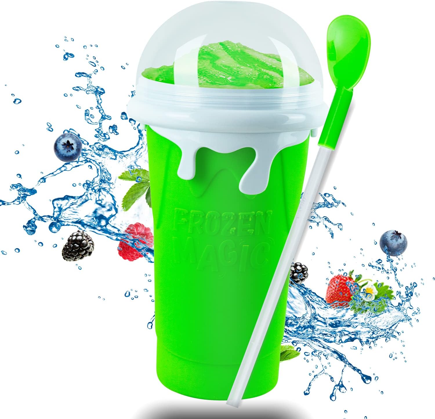 Amazon.com: Color Land Slushie Maker Cup, Upgrade 500ml,Instant Slushy ...