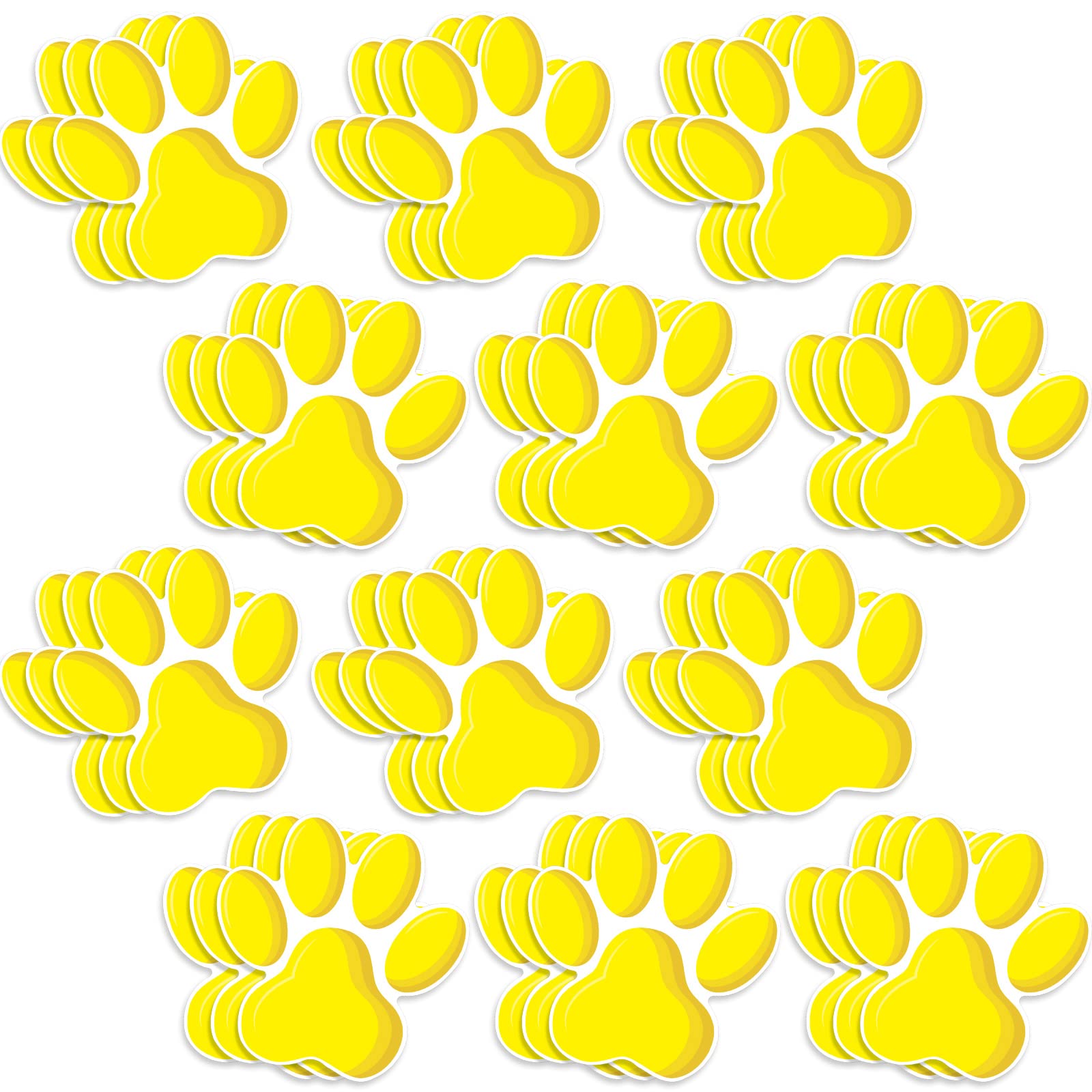 Amazon.com: 60 Pcs Paw Prints Cutouts Mini Paw Print Accents Decor Paw ...