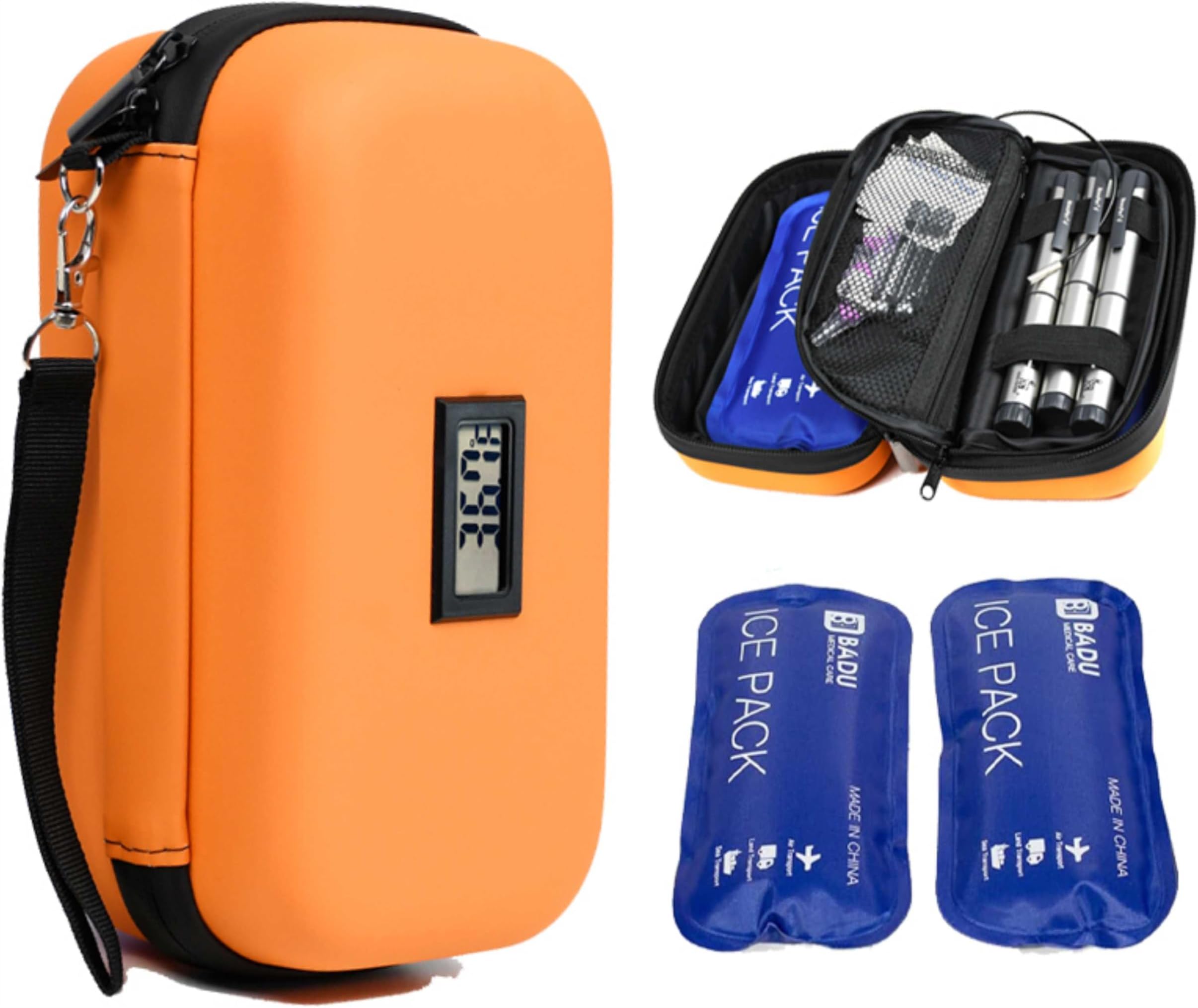 Amazon.com: CDBXPRG Insulin Cooler Travel Case,Diabetic Cold Pack ...