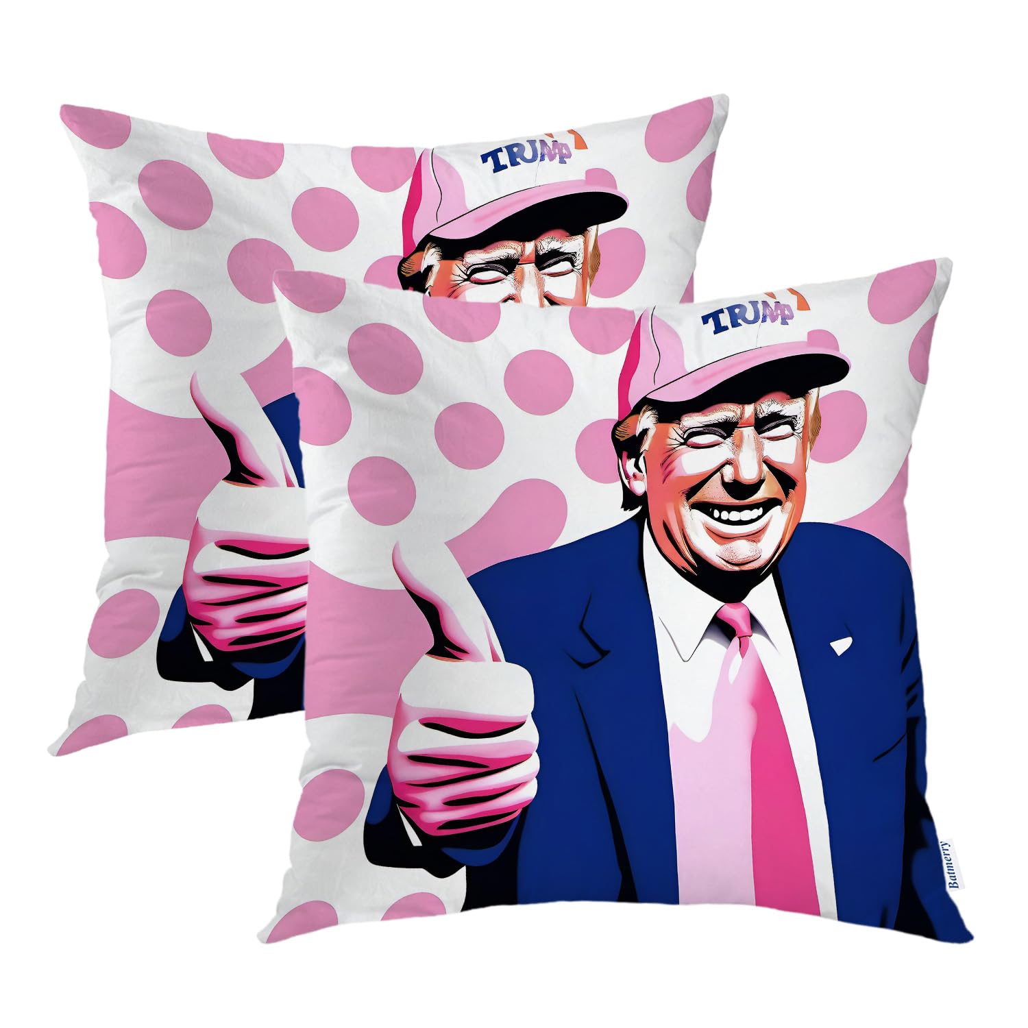 Amazon.com: Batmerry American President Men Throw Pillow Covers, Smile ...