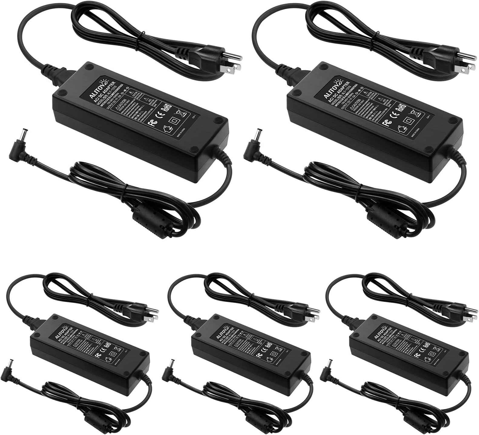 Amazon.com: COOLM 12V 4A Power Supply Adapter Transformer AC 100-240V ...