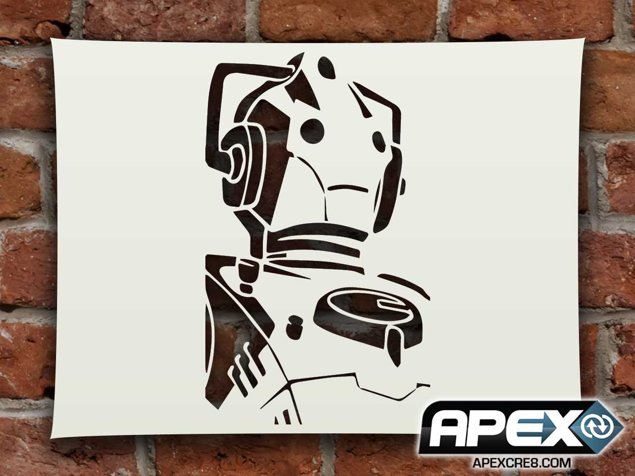 Stencil Zucca Cyberman