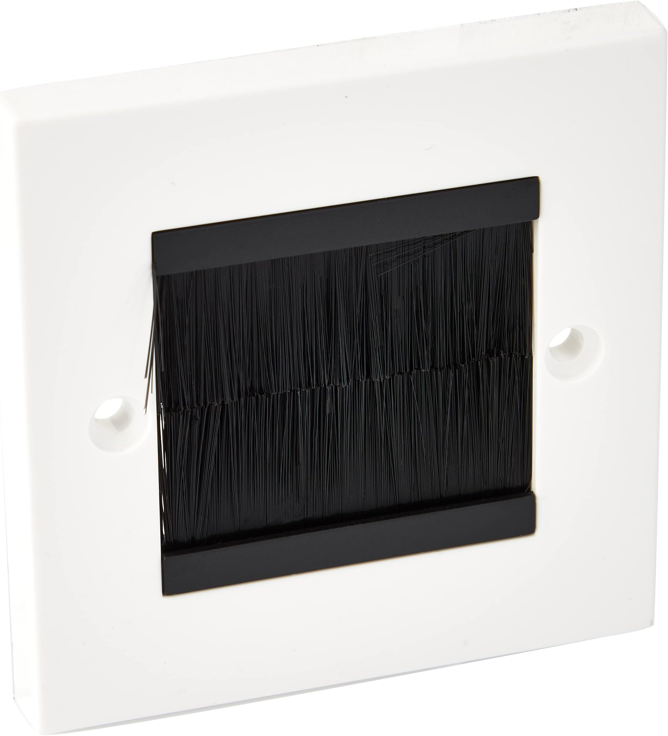 Philex 70435R Single Width Brushed Cable Entry/Exit Faceplate,White ...