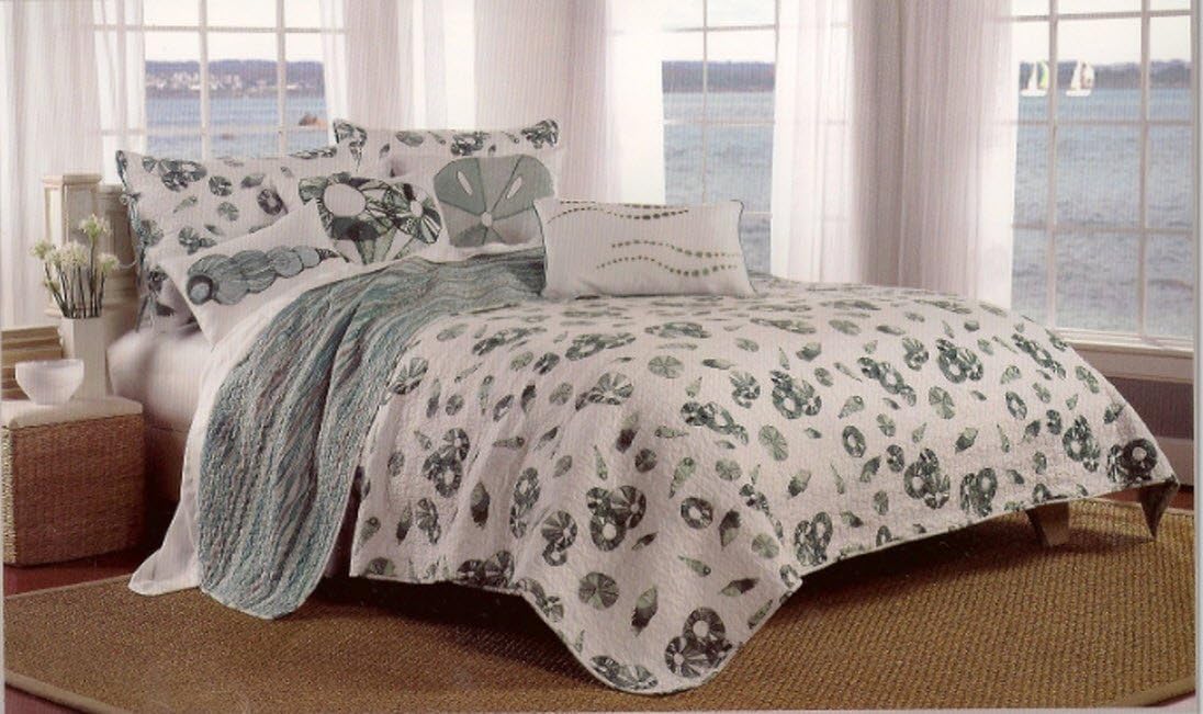 Amazon.com: Shell Rummel 3 Piece King Quilt Set : Home & Kitchen