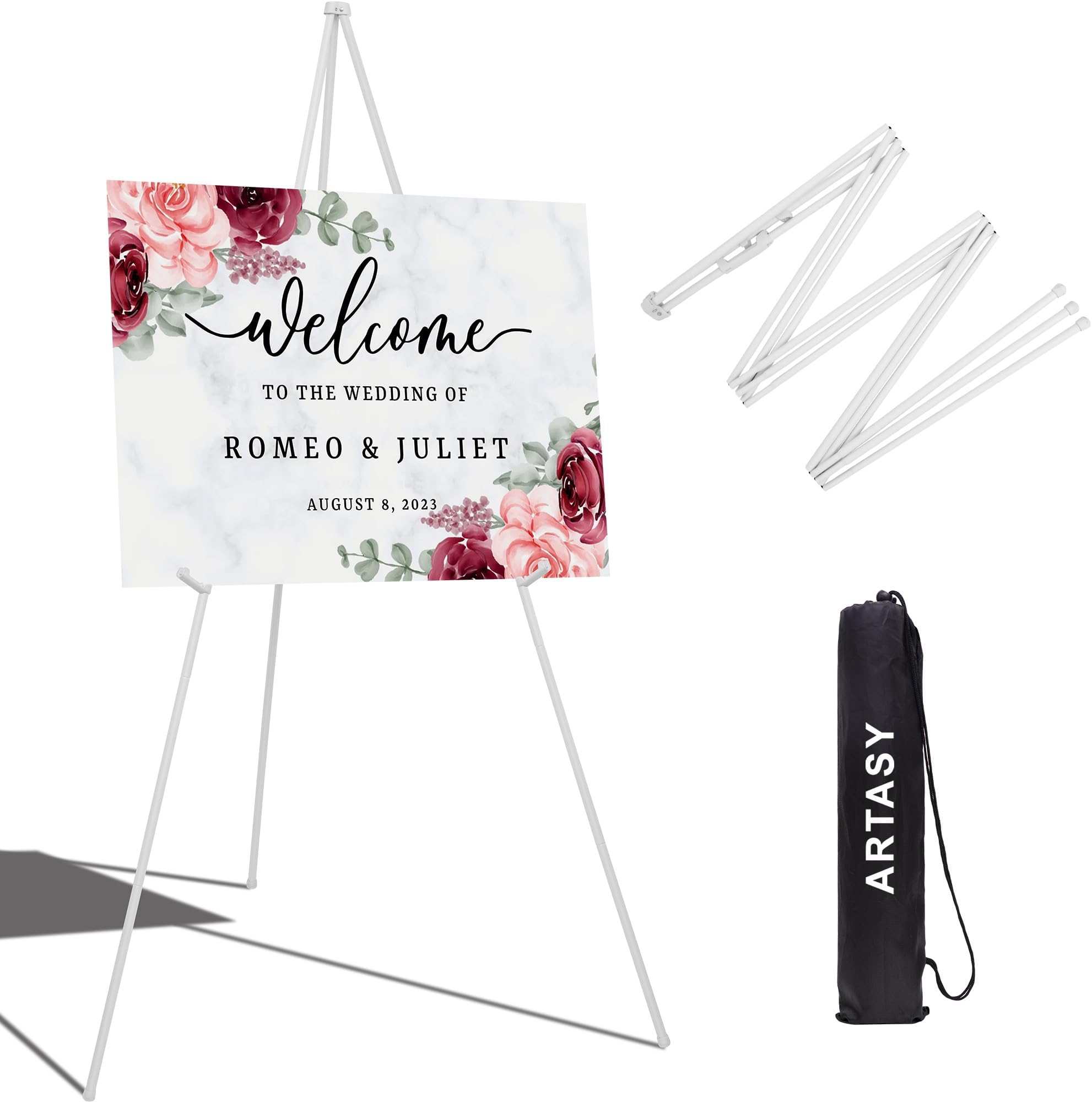 Amazon.com: Decorative Acrylic Easel Stand – Adjustable Floor Display ...