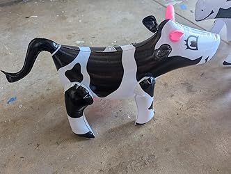 Amazon.com: Inflatable Cows (Pack of 4) 17-Inch Cows, Fun Blow Up ...