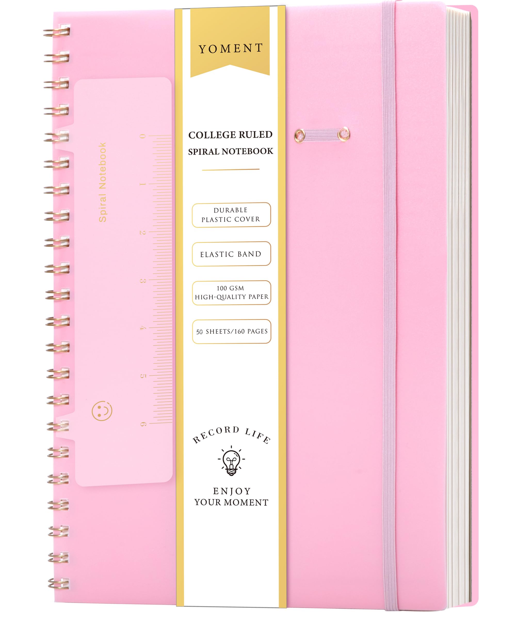 Snapklik.com : Yoment Spiral Notebook 8.5 X 11 A4 Large Notebooks For ...