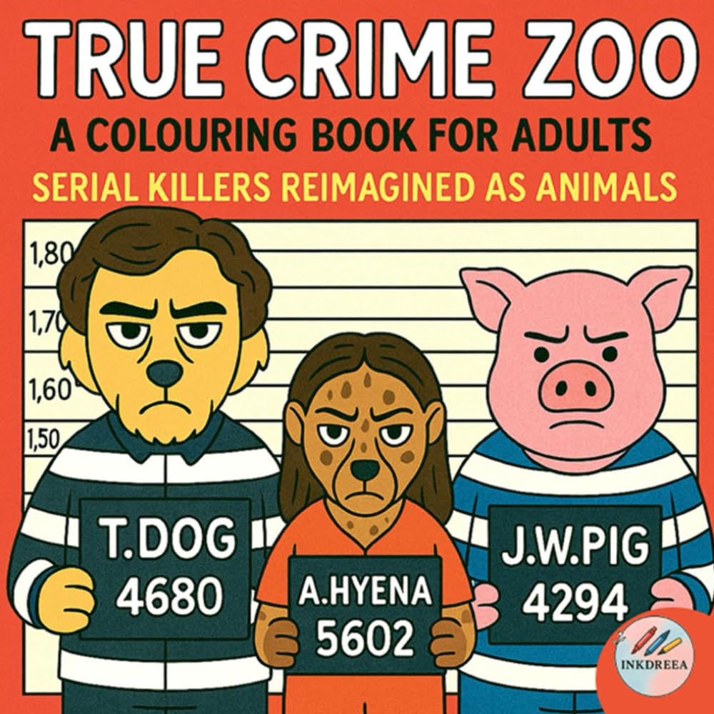 Amazon.com: True Crime Zoo: A coloring book for adults: Serial killers ...