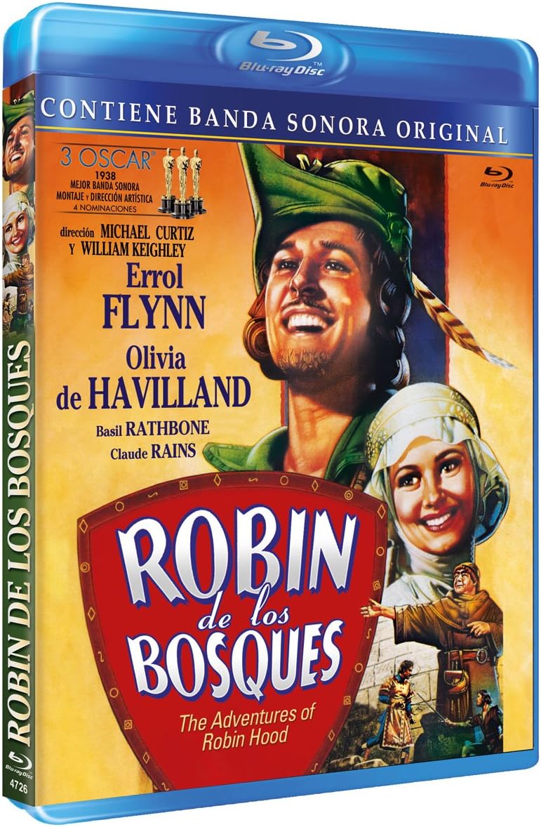 The Adventures of Robin Hood (Spanish Release) Robin de los Bosques ...