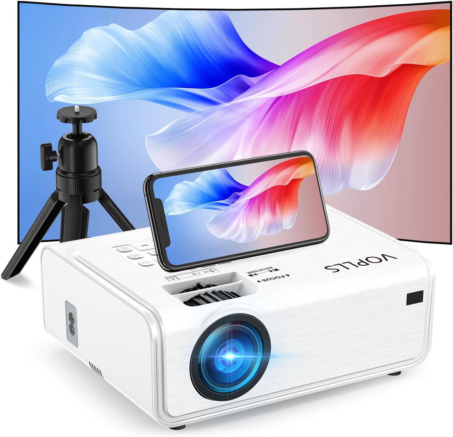 [Electric Keystone 6D/4P] Projector 4K, 5G WiFi Bluetooth Projector ...