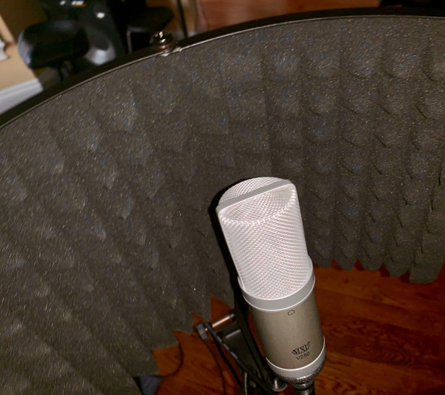 Amazon.com: AW Studio 20x14" Microphone Isolation Shield Acoustic Foam ...