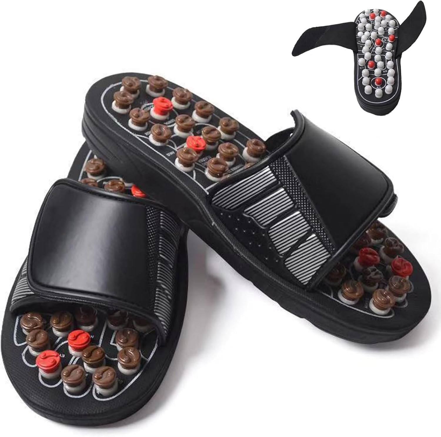 Amazon.com: DHZLH Reflexa Acupressure Sandals, Dreamhard Reflexology ...
