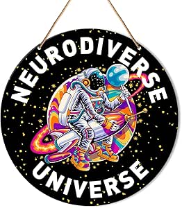 Autism Awareness Sign Decor, Autism Hanging Sign Decor Neurodiversity ...