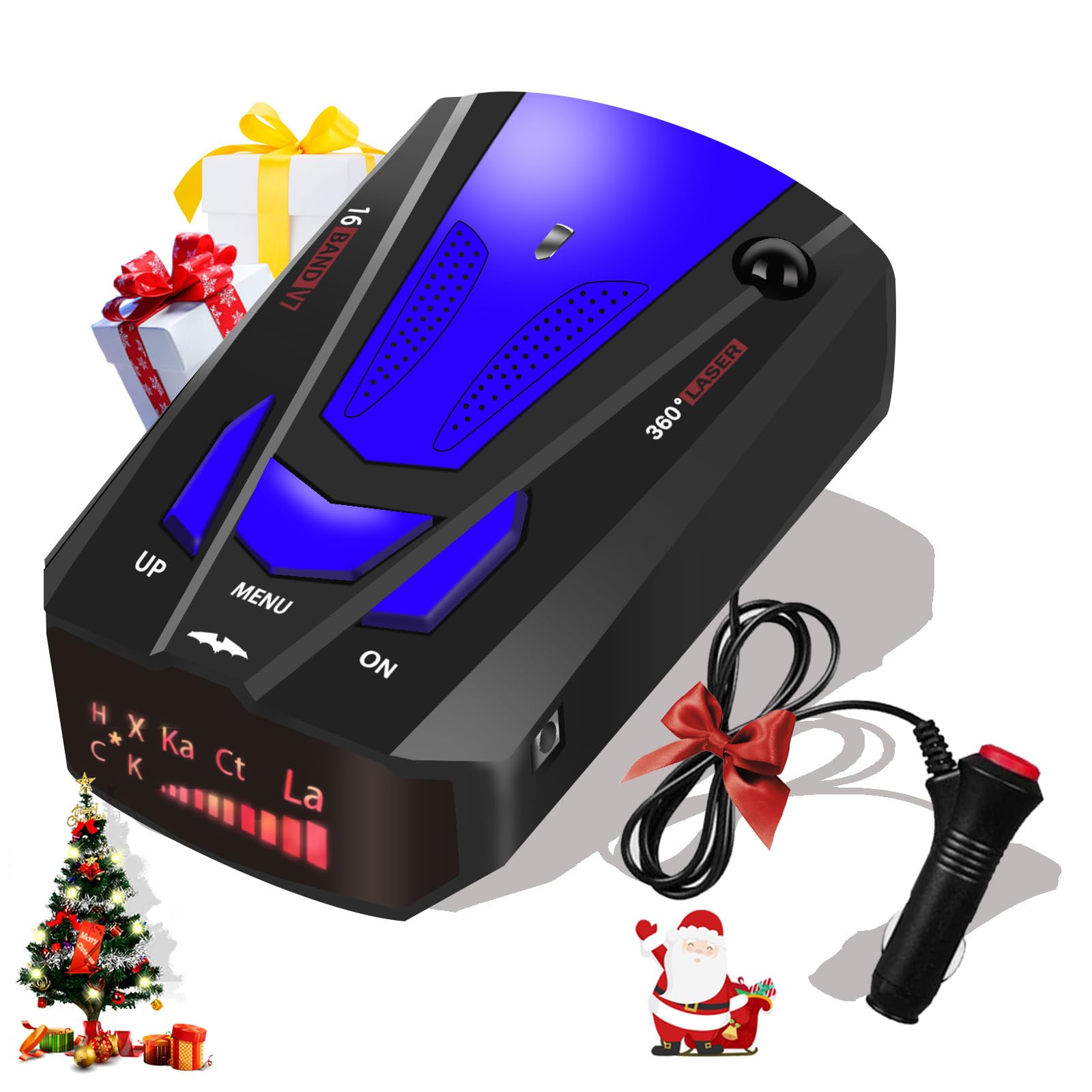 Escort Radar Detector V7 Radar Detector For Cars - LED Display, Long ...
