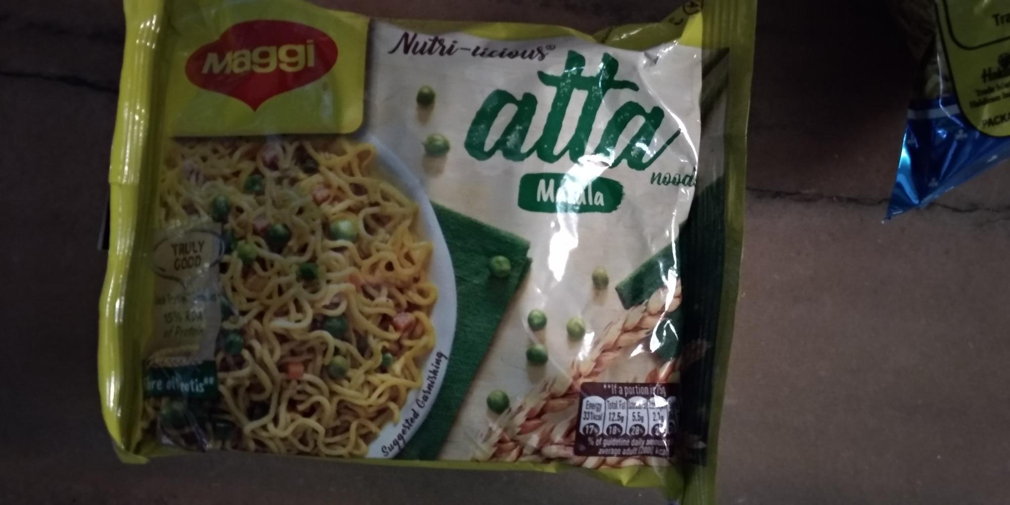 MAGGI NUTRI-LICIOUS Masala Veg Atta Noodles – 72.5g Pouch : Amazon.in ...
