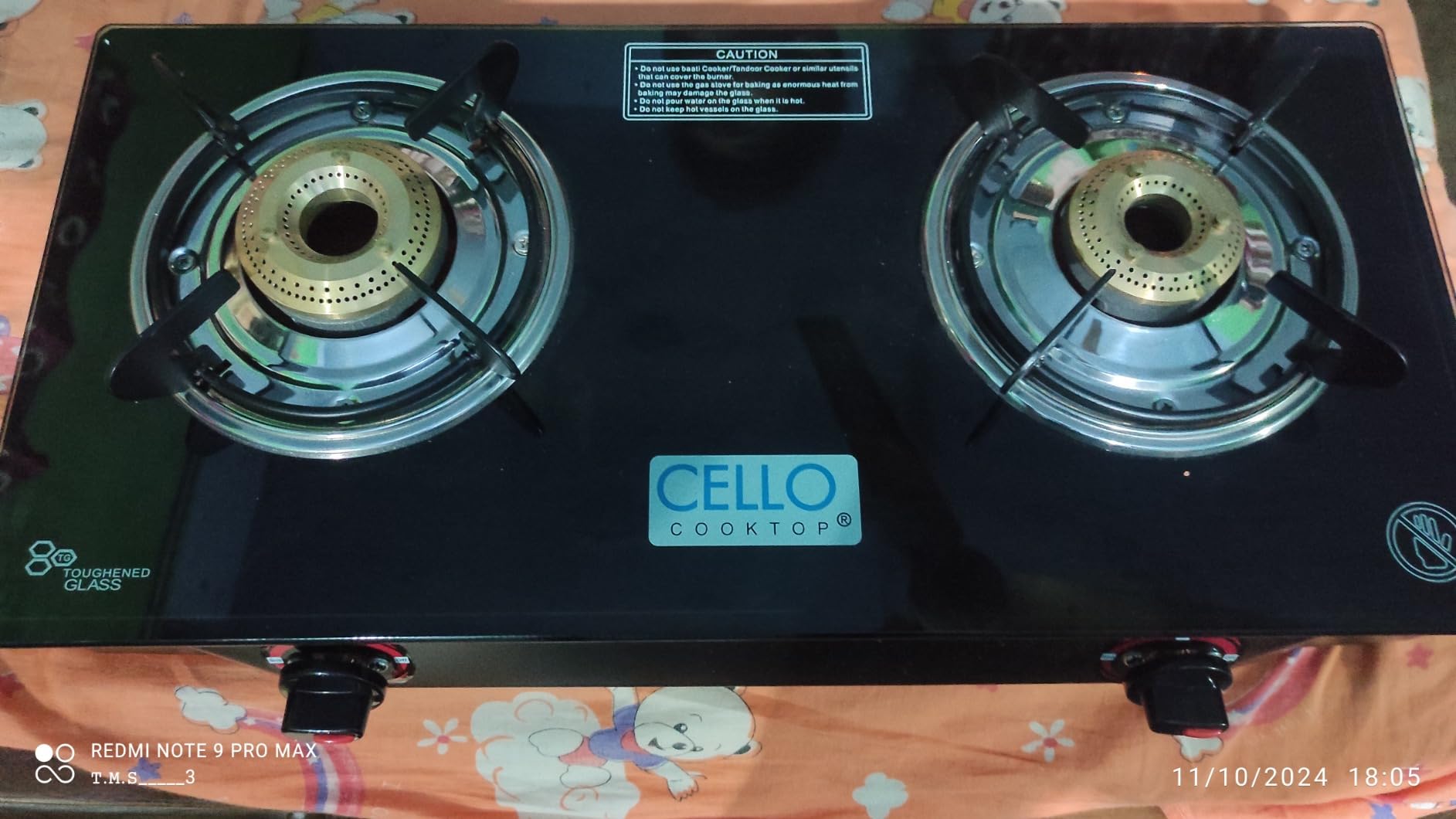 Cello Regal Premium Brass Gas Open Cooktop, Better Heat Distribution ...