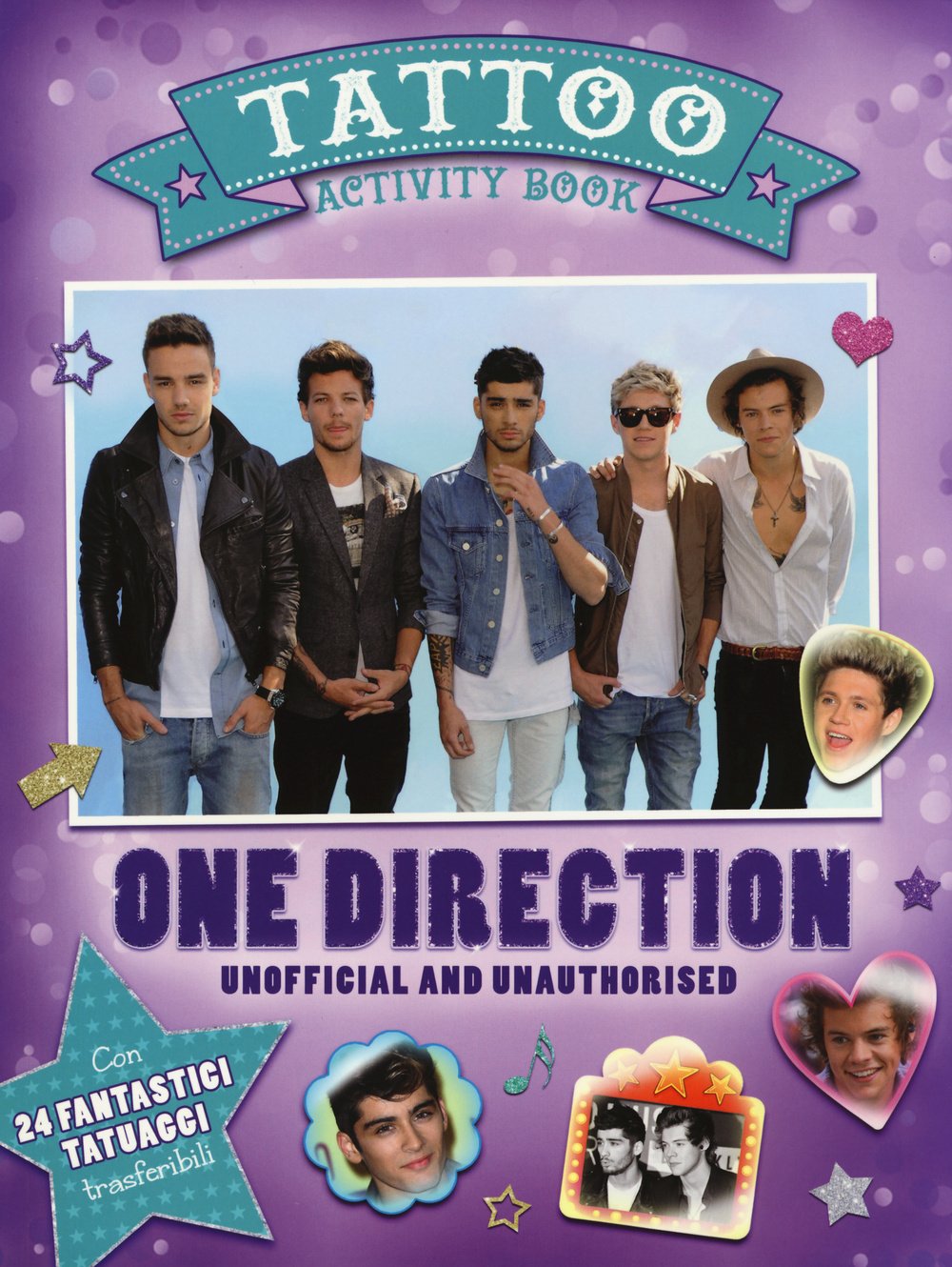 One Direction. Tattoo activity book. Unofficial and unauthorised : One ...