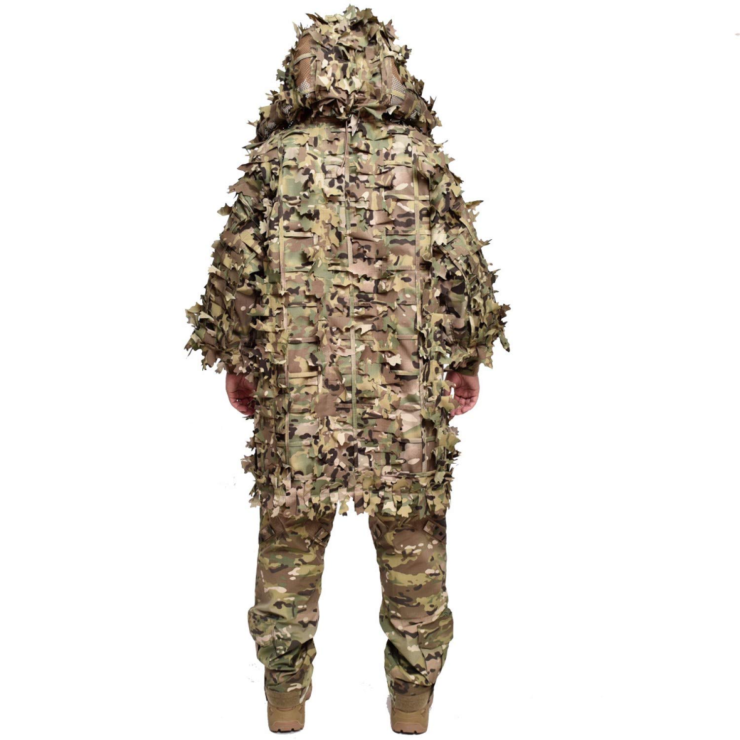 Camouflage Hunting Suit Foundation - Tactical Sniper Coat & Viper Hood ...