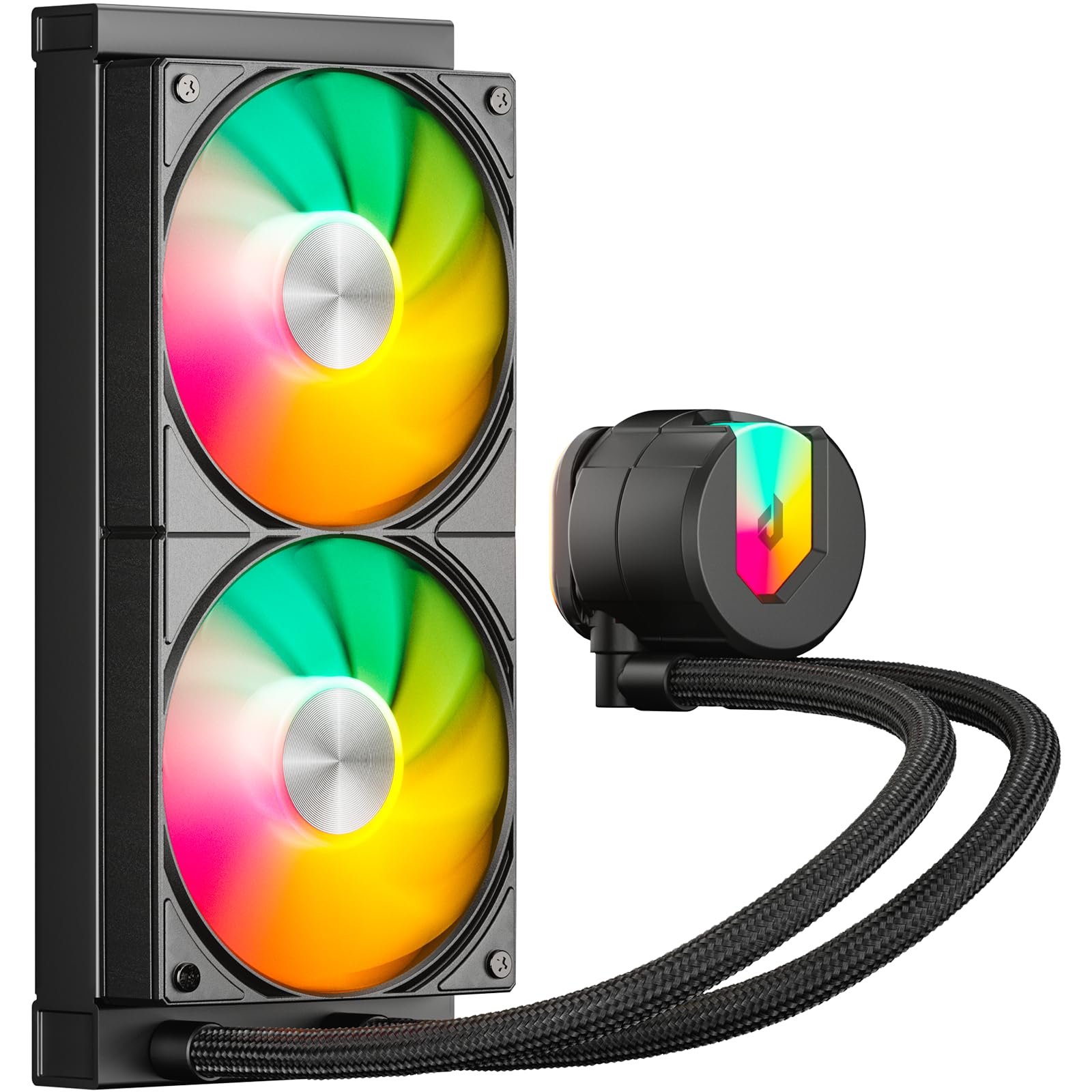 upHere gaming U240KC AIO Cooler ARGB, 240mm Water Cooler CPU, All-in ...