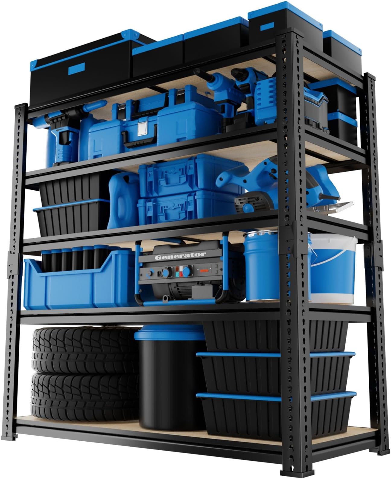 Amazon.com: MODCART Garage Shelving, Storage Shelves Heavy Duty 2000 ...