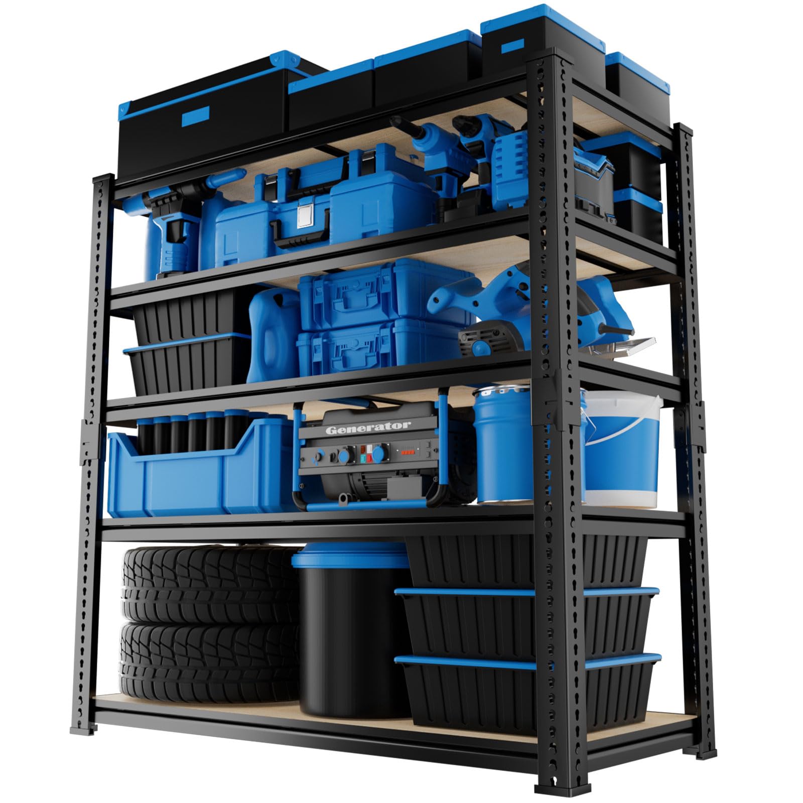 Amazon.com: MODCART Garage Shelving, Storage Shelves Heavy Duty 2000 ...